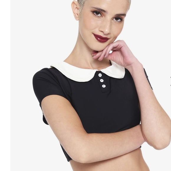 Hot Topic | Swim | Wednesday Addams Bikini | Poshmark